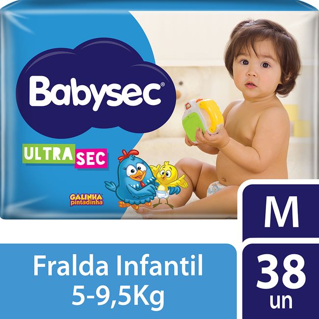 Fralda Babysec Ultrasec Mega M 38 Unidades - Softys - Desktop